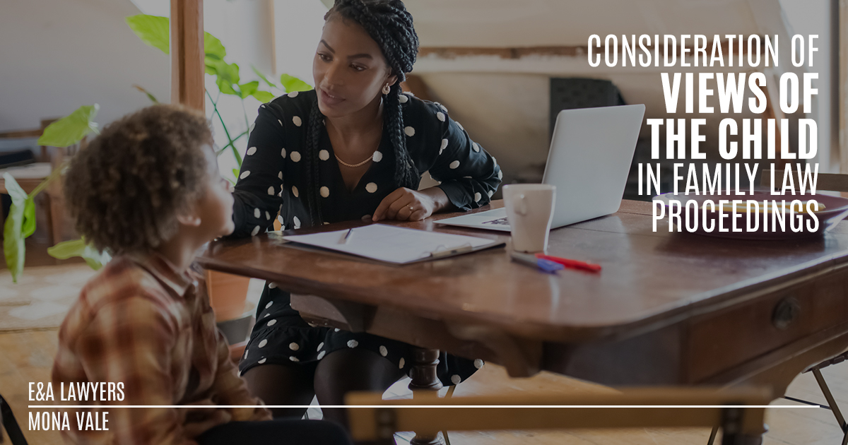 When are the Views of the Child Considered in Family Law?