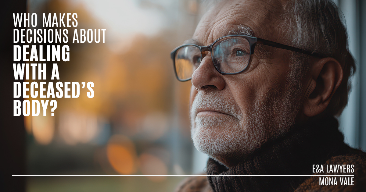Who Makes Decisions About a Deceased Person's Body?